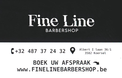 Fine Line Barbershop in Beringen - Haarkappers Heren